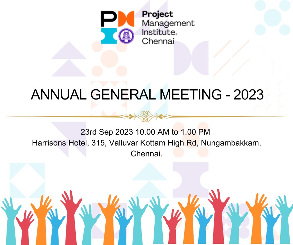 Annual General Meeting (AGM) - Sep 2023 - Project Management Institute ...
