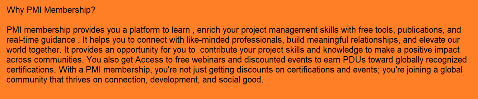 PMI Membership | Project Management Institute | Best Numerous services ...