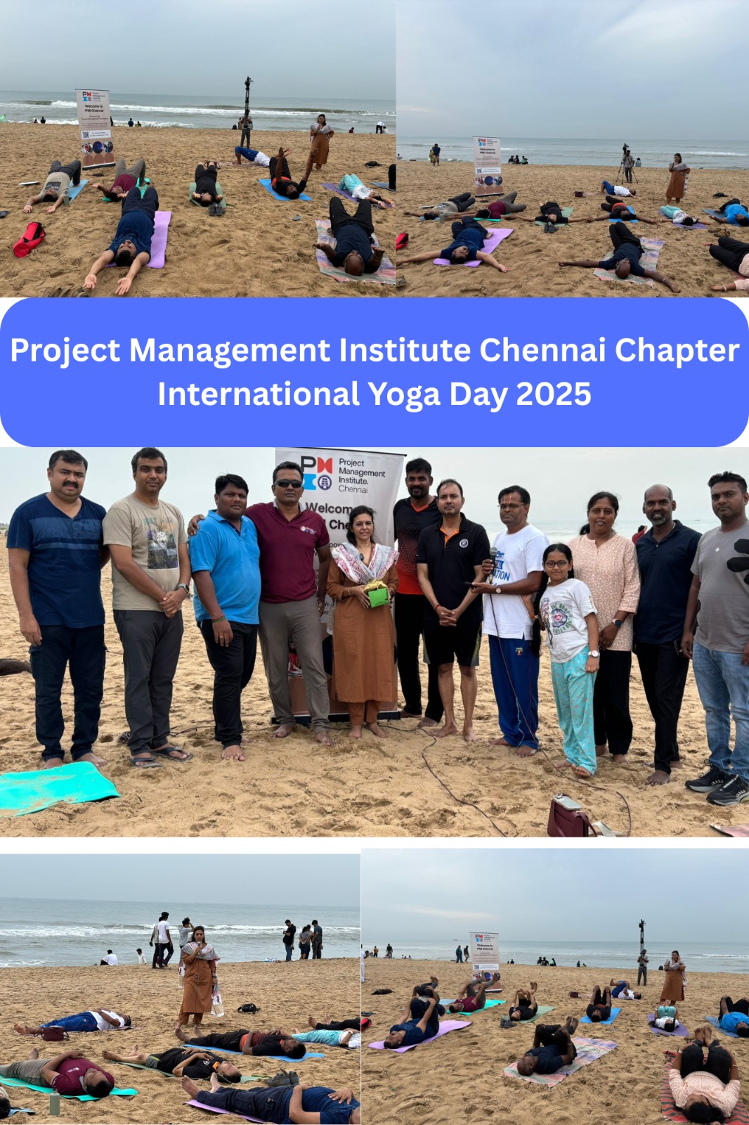Embrace Wellness: International Yoga Day Celebration - Project Management Institute Chennai Chapter